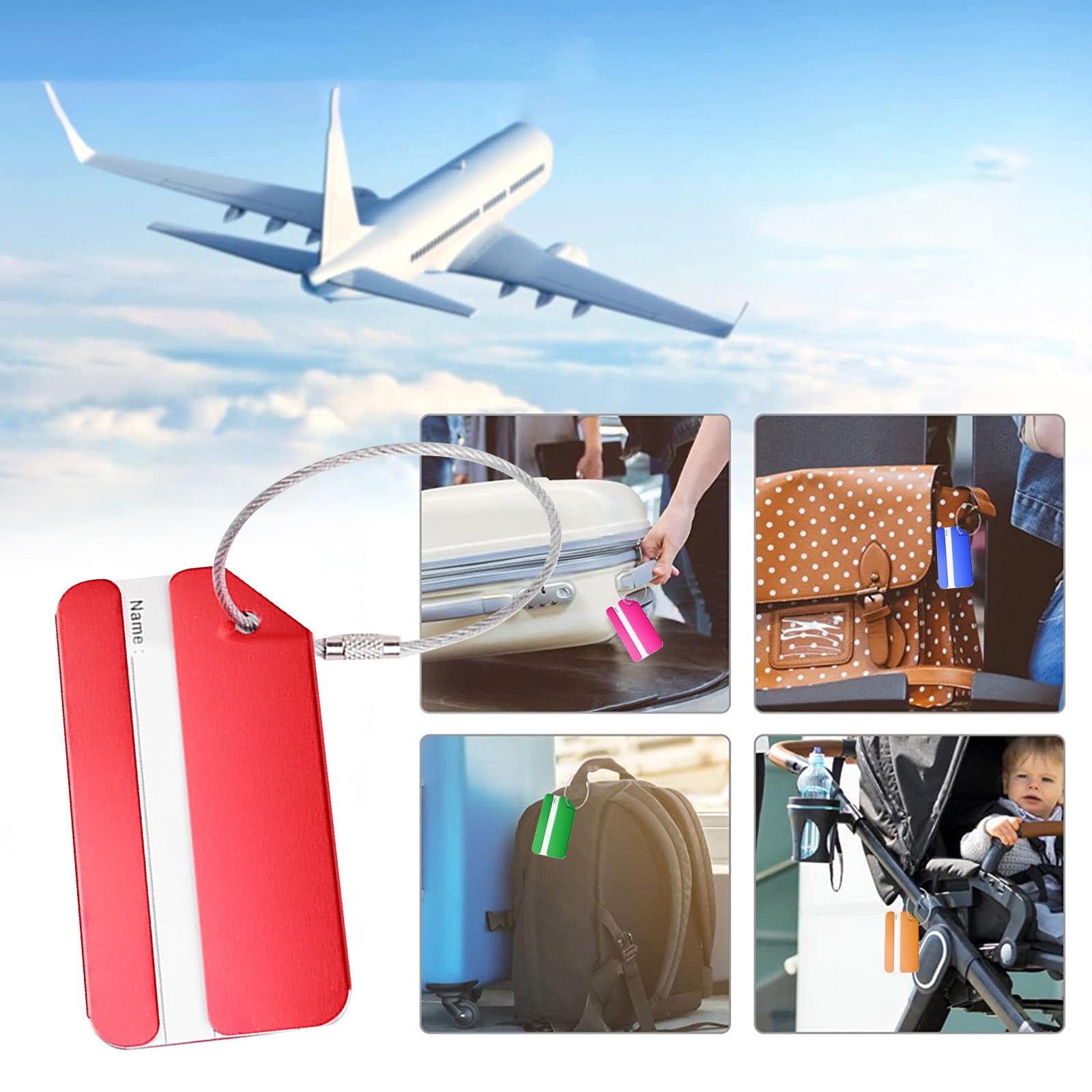 Click here for Decorland Luggage Tag With Address Tag Suitcase Ta... prices