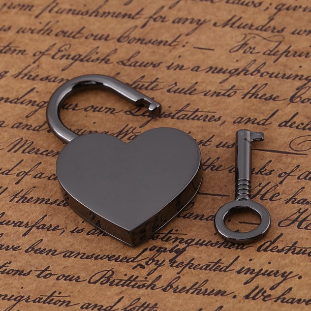 Candado Con Forma De Corazón De Amor Para Diario Y Joyero, Portátil Y ...