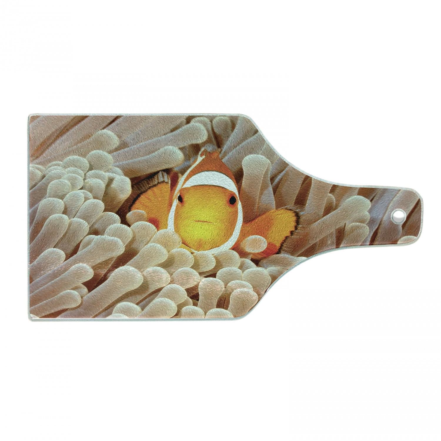 Ocean Cutting Board, Clown Fish Swimming in Tentacles in Pacific Ocean ...