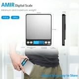 ORIA Digital Kitchen Scale, Mini Pocket Jewelry Scale, LCD Display ...