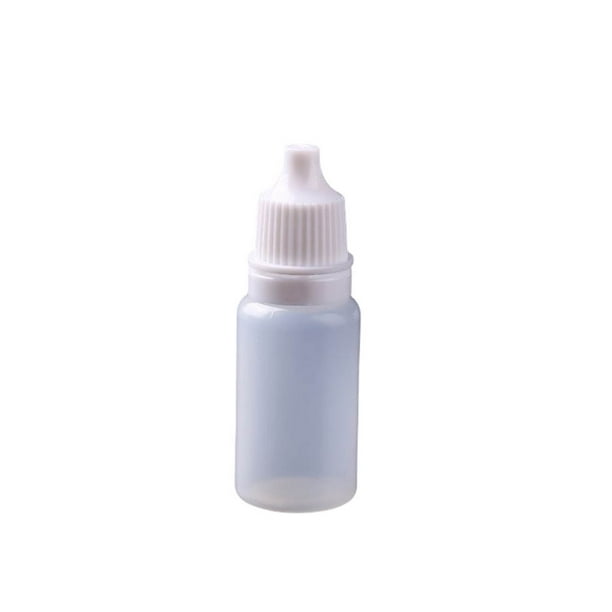 Pack of 50 Eye Drop Bottles 10ml Empty Plastic Travel Portable ...