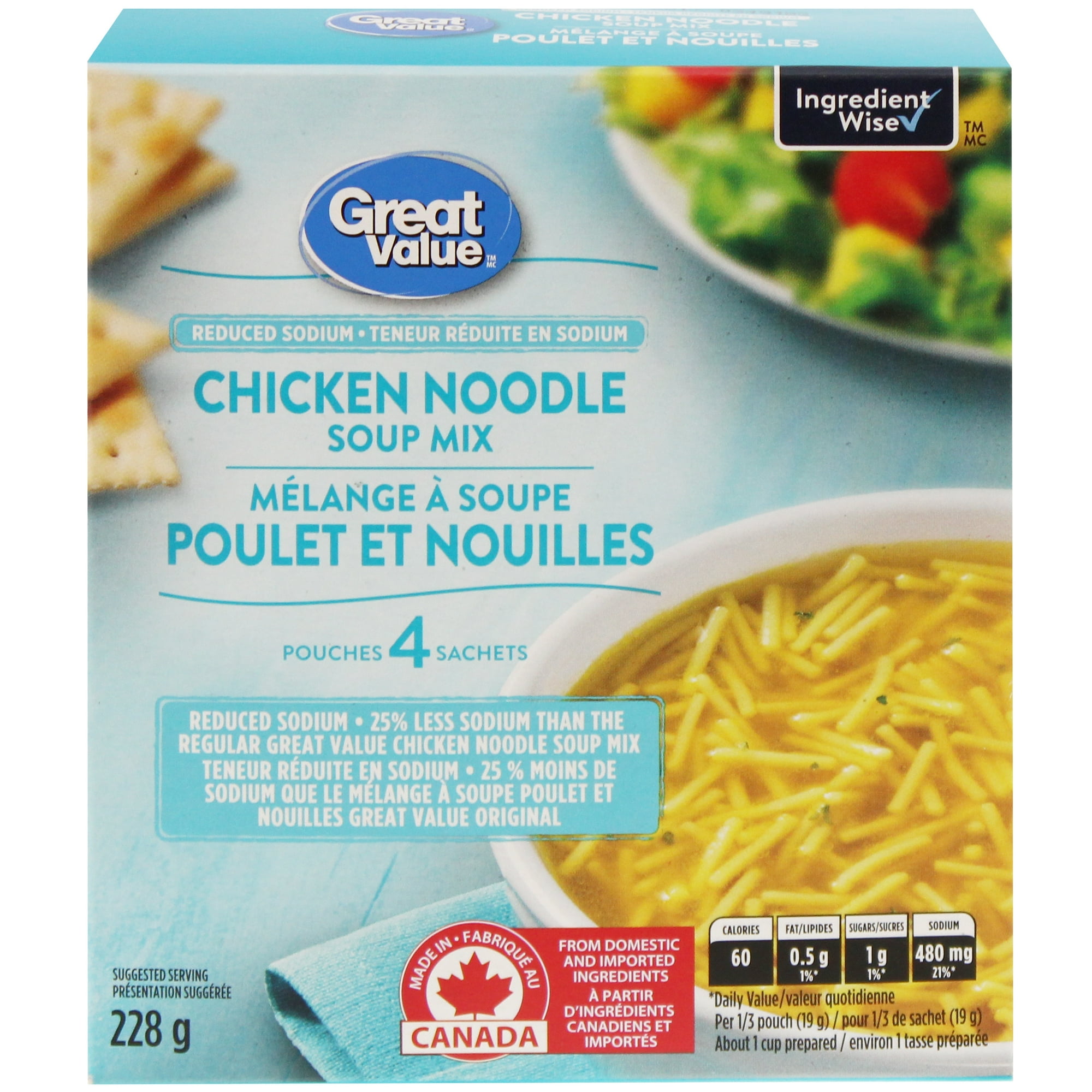 Click here for Great Value Reduced Sodium Chicken Noodle Soup Mix... prices