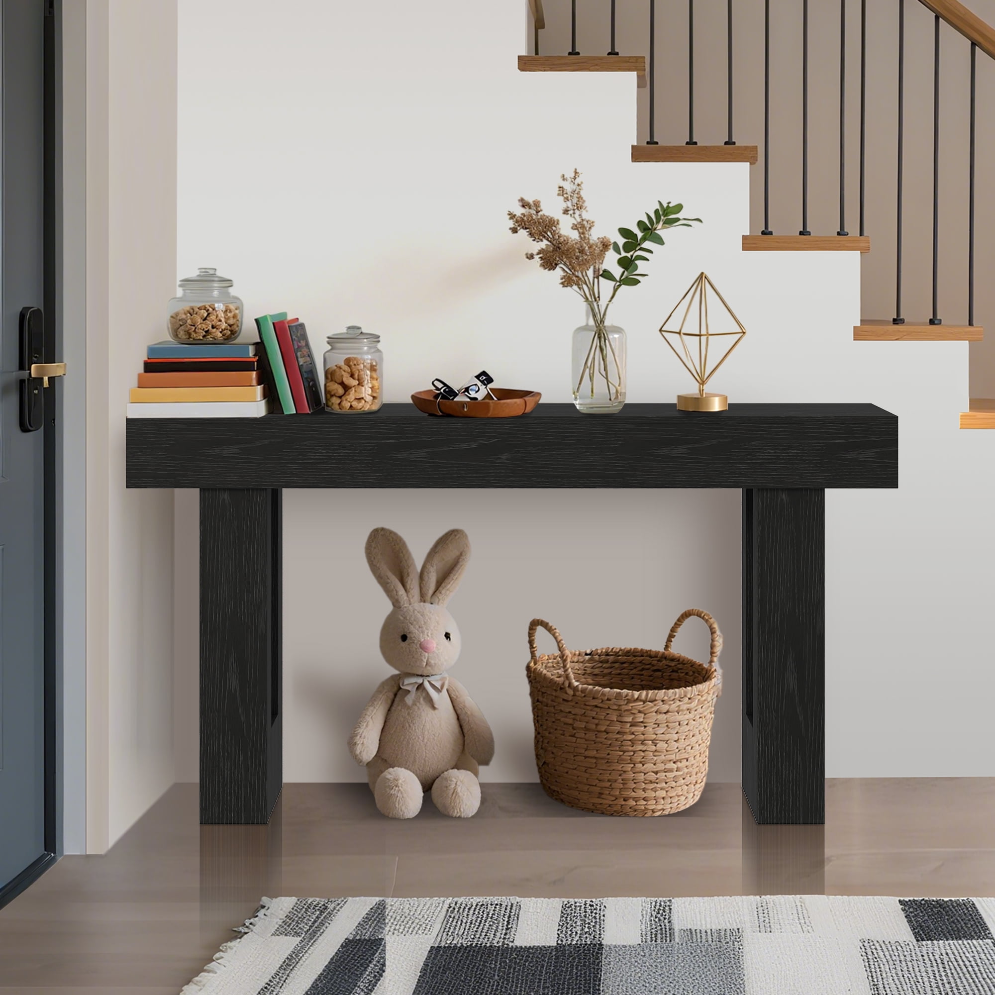 Click here for Beesclover 63 Farmhouse Console Table  Long Wooden... prices