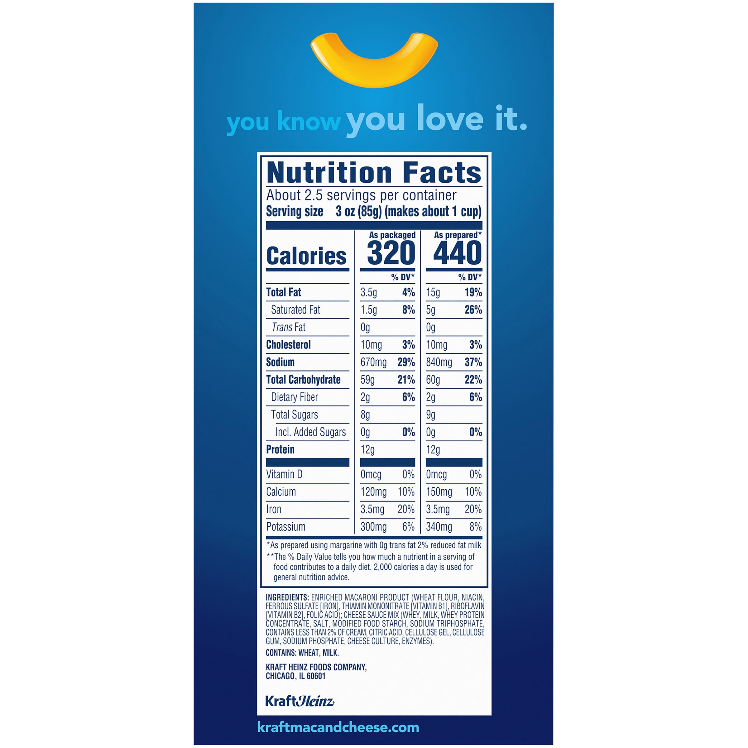 Kraft Macaroni And Cheese Shells