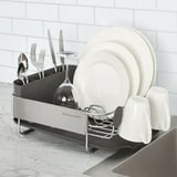 Kitchenaid Stainless Steel Wrap Compact Dish Rack in Satin Gray ...