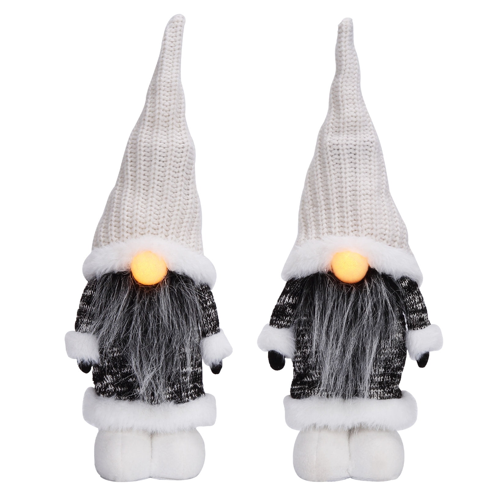 Adeeing 12 Inch Gnomes Christmas Decorations with LED Light 2 Pack ...