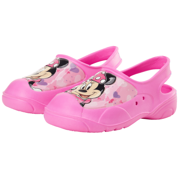 Disney Girls' Shoes – Frozen and Minnie Mouse Slip-On Clogs with Heel ...