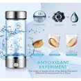 Hydrogen Water Bottle Generator - 1700 PPB Glass Portable Hydrogen ...