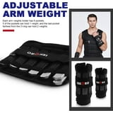 LEKARO Adjustable 44lb Weighted Training Vest, Steel Plates, Arm and ...