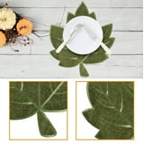 OVZME Embroidered Harvest Maple Leaf Placemats Set of 4 , Thanksgiving ...