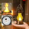 12Pcs LED Mini Vintage Lanterns Decor Indoor Decorative Outdoor Hanging ...