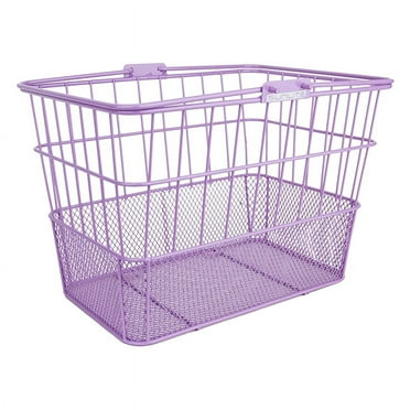 Sunlite Lift-Off Front Wire Bike Basket Purple - Walmart.com
