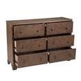Right2Home Farmhouse 6 Drawer Storage Chest - Rustic Style - Walmart.com