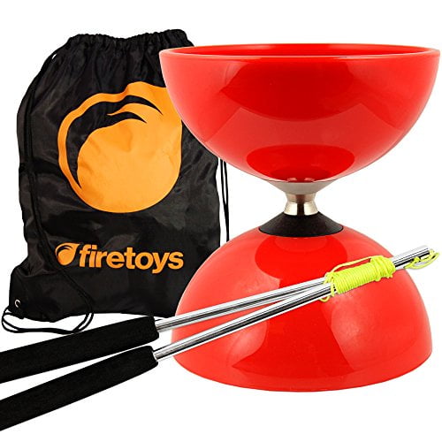 Red Big Top - Jumbo Bearing Diabolos Set, Ali Dream Metal Diablo Sticks ...
