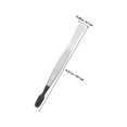 BESTYASH 2Pcs Plated Silver Metal Tweezers with Silicone Tips for Fake ...
