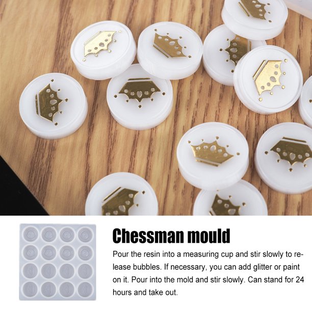 Molds for Resin Casting Silicone Chess Board DIY Handmade Accessories ...