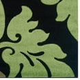 Linon Home Décor Corfu Area Rug Collection, Black and Green, 5' x 7.7 ...