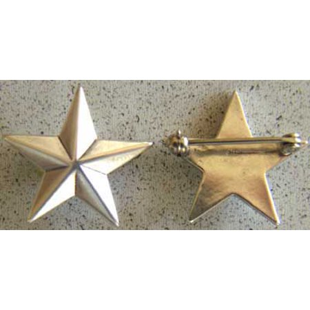 WWII 1 Star General Insignia Sterling - Walmart.com
