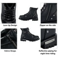 Dream Apparel Men's Motorcycle Boot Riding Combat Boots for rider Waterproof Biker Boots with ...