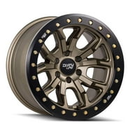 72155F21 5 x 150 in. GD07 Wheel with Milled Lip, Matte Black - Walmart.com