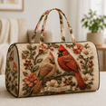 Lotusprint LLC 2D Print Personalized Cardinal Floral Quilted Weekend ...