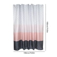 71x71in Waterproof Bathroom Shower Curtain, Wet Dry Separation ...