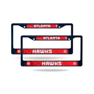 Houston Basketball Rockets (Set of 2) Chrome Metal License Plate Frames ...
