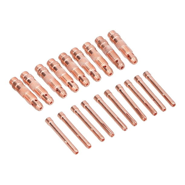 TIG Collet Body, Brass TIG Welding Torch Collet Body Argon Arc For ...