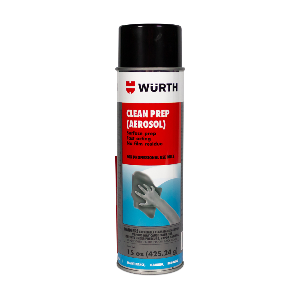 Wurth Clean Prep - Fast Acting Surface Prep - 15oz. Aerosol - Walmart.com
