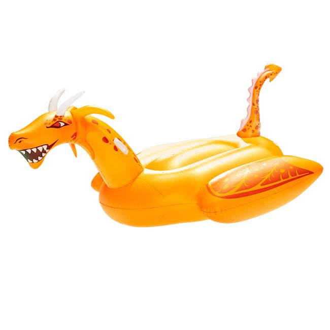 Aqua Leisure AZR14943 Oversized Light Up Scorch-the-Dragon Novelty Pool ...