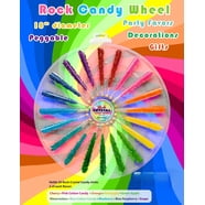 Rocksicles, Rainbow Colored Rock Crystal Candy Sticks, 0.6 Ounce Each ...