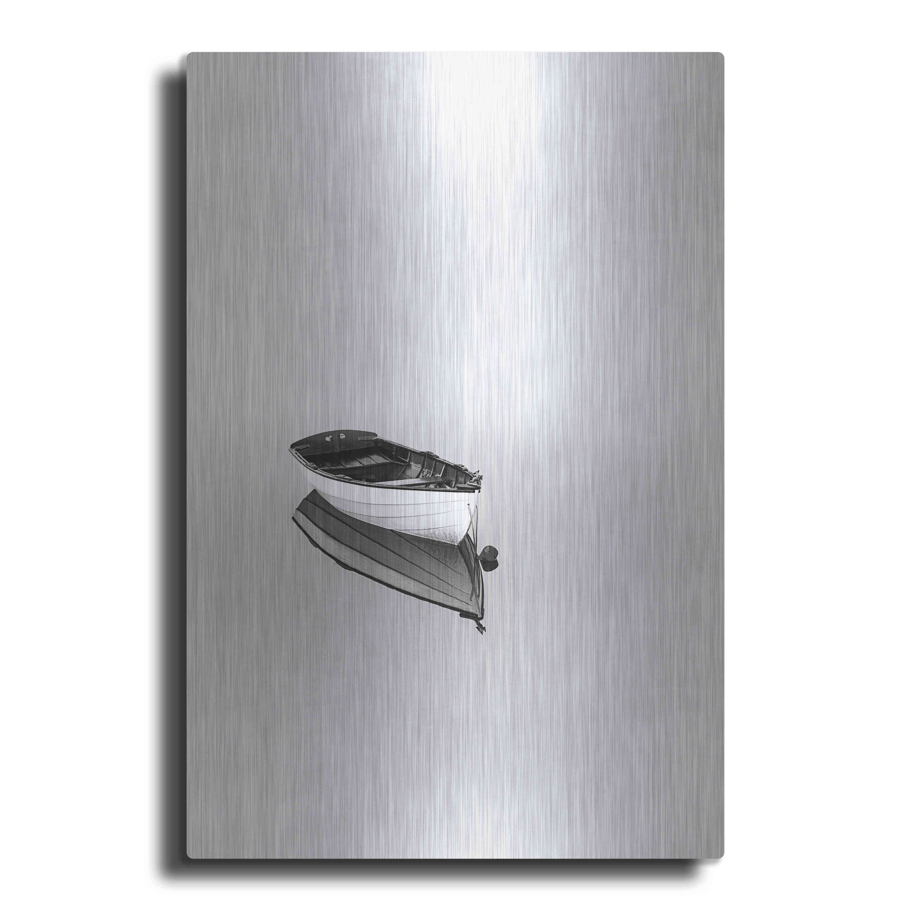 Luxe Metal Art 'Solemn' by Design Fabrikken, Metal Wall Art, 16"x24 ...