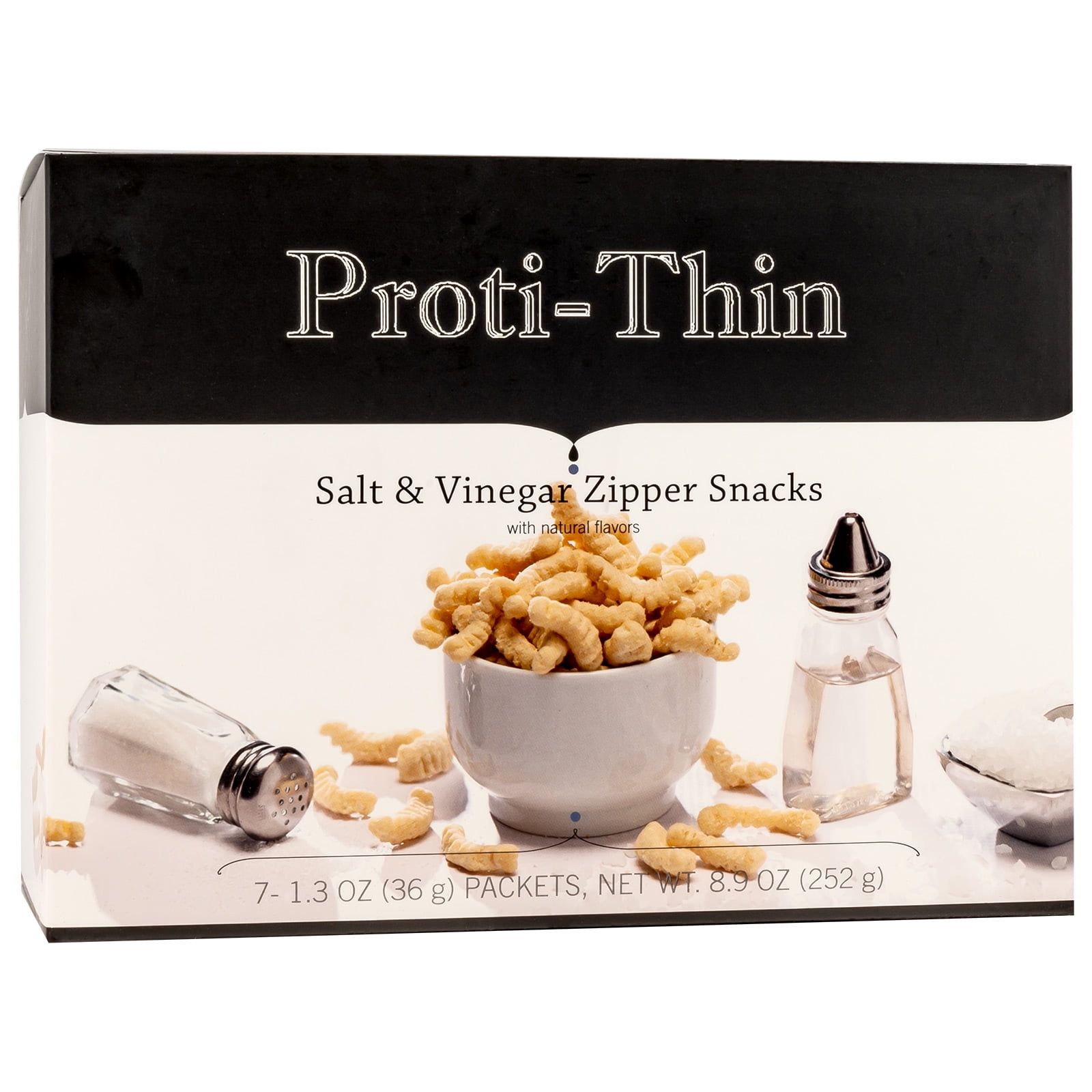 Proti-Thin - Salt & Vinegar Zipper Snacks - High Protein Diet Snacks ...