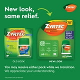 Zyrtec 24 Hour Allergy Relief Antihistamine Medicine Tablets with 10 mg ...