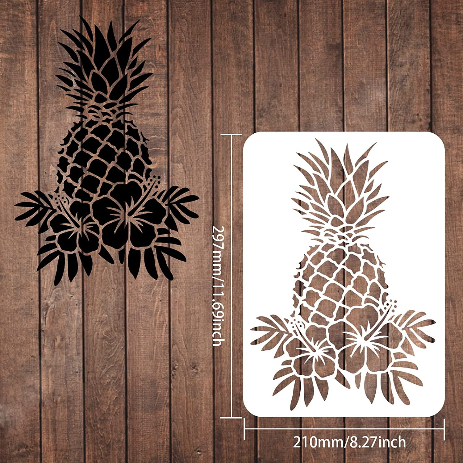 Pineapple Stencil Pattern