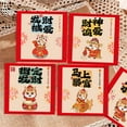6 Pcs Chinese New Year Red Envelopes 2026-Lucky Horse Hong Bao Red ...