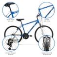 Mantis Raptor 26 inch Hardtail MTB Bicycle Men's Frame, Blue - Walmart.com