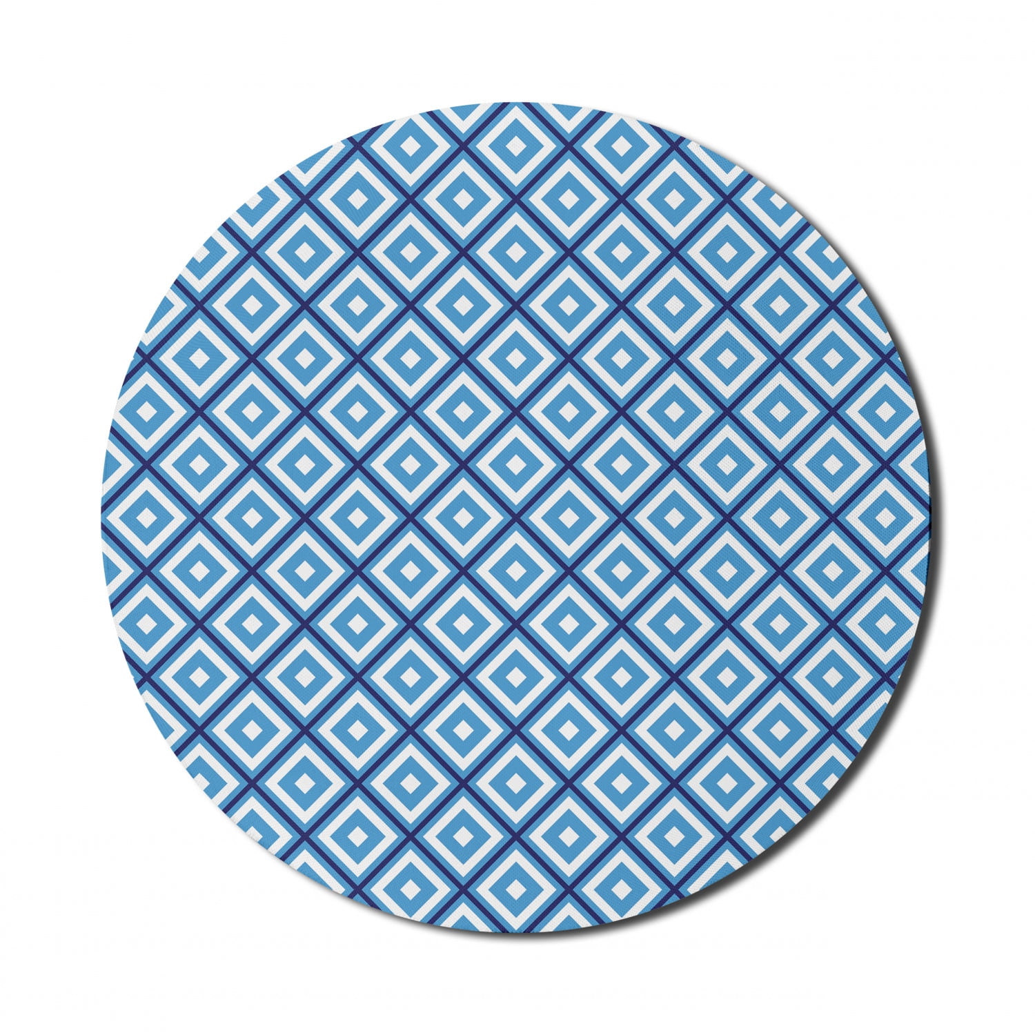 Abstract Mouse Pad for Computers, Geometric Diamond Shaped Internal ...