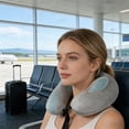 AOOOWER Silky Flight Neck Support Complete Encirclement Neck Pillow For ...
