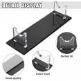 Acrylic Sword Stand - 2 Piece Desktop Sword Holder - Decorative Fixed ...
