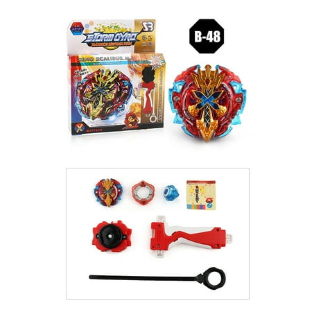 Gprince Beyblade Burst Battle Gyro With Launcher Set Spinning Top Toy For Kids Birthday Gift ...