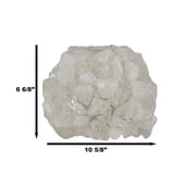 "Decorative Quartz Crystal Mineral Stone Rocks Vase, Modern Accent ...