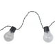Moonrays 91129 Solar Powered White Led Globe String Lights - Walmart.com