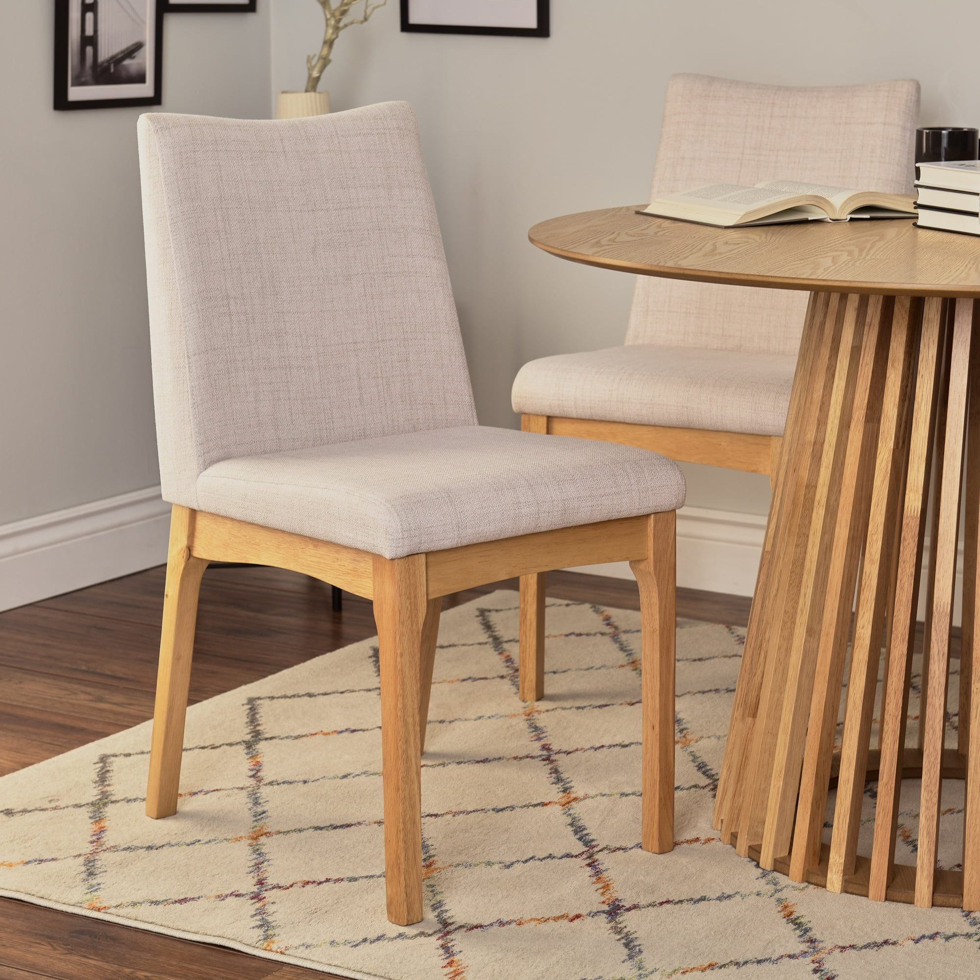 Click here for Corliving Elowen Set Of 2 Light Brown And Beige Di... prices