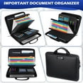 Fireproof Document Box, Fireproof File Organizer with Lock,ANUNU Hard ...