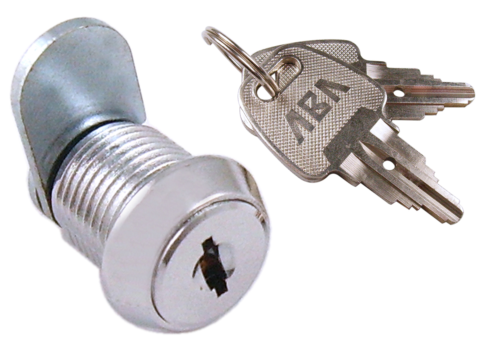 Miniature High Security Cam Lock, 3/16" Cylinder, Keyed Alike - 4 Pack ...