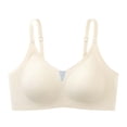 BRGZLK Seamless Bra for Women 2026 Trendy Solid Color Adjustable Straps ...
