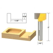 WEN 1-1/4 Rabbeting Carbide-Tipped Router Bit with 1/4 in. Shank ...