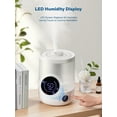 Aiheal 4.5L Ultrasonic Humidifier, Cool Mist for Large Rooms, Plants ...