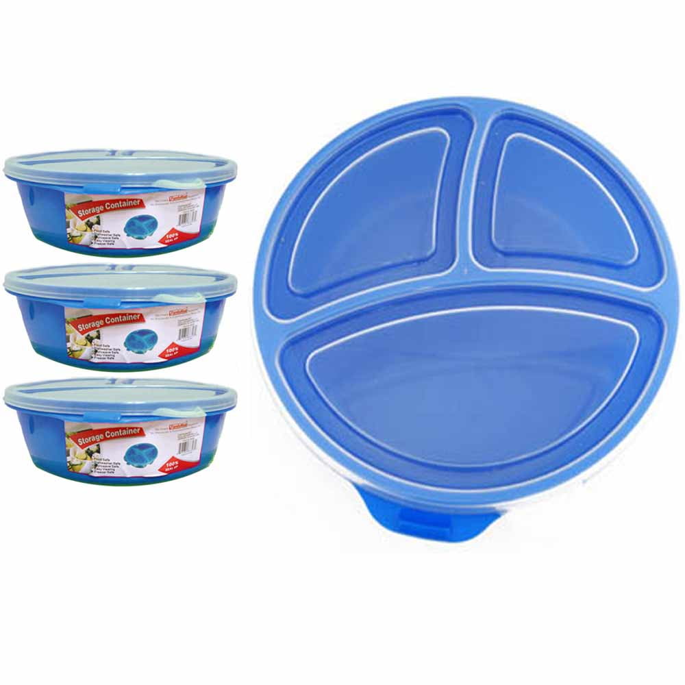 3 Large Microwave Food Storage Containers Section Divided Plates W 3-large-microwave-food-storage-containers-section-divided-plates-w
